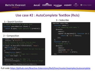 Mini training - Reactive Extensions (Rx) | PPT