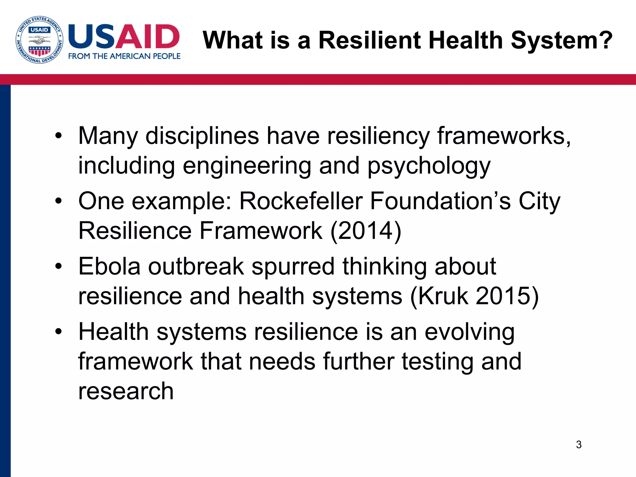 Preparing for future shocks: Building resilient health systems | PDF