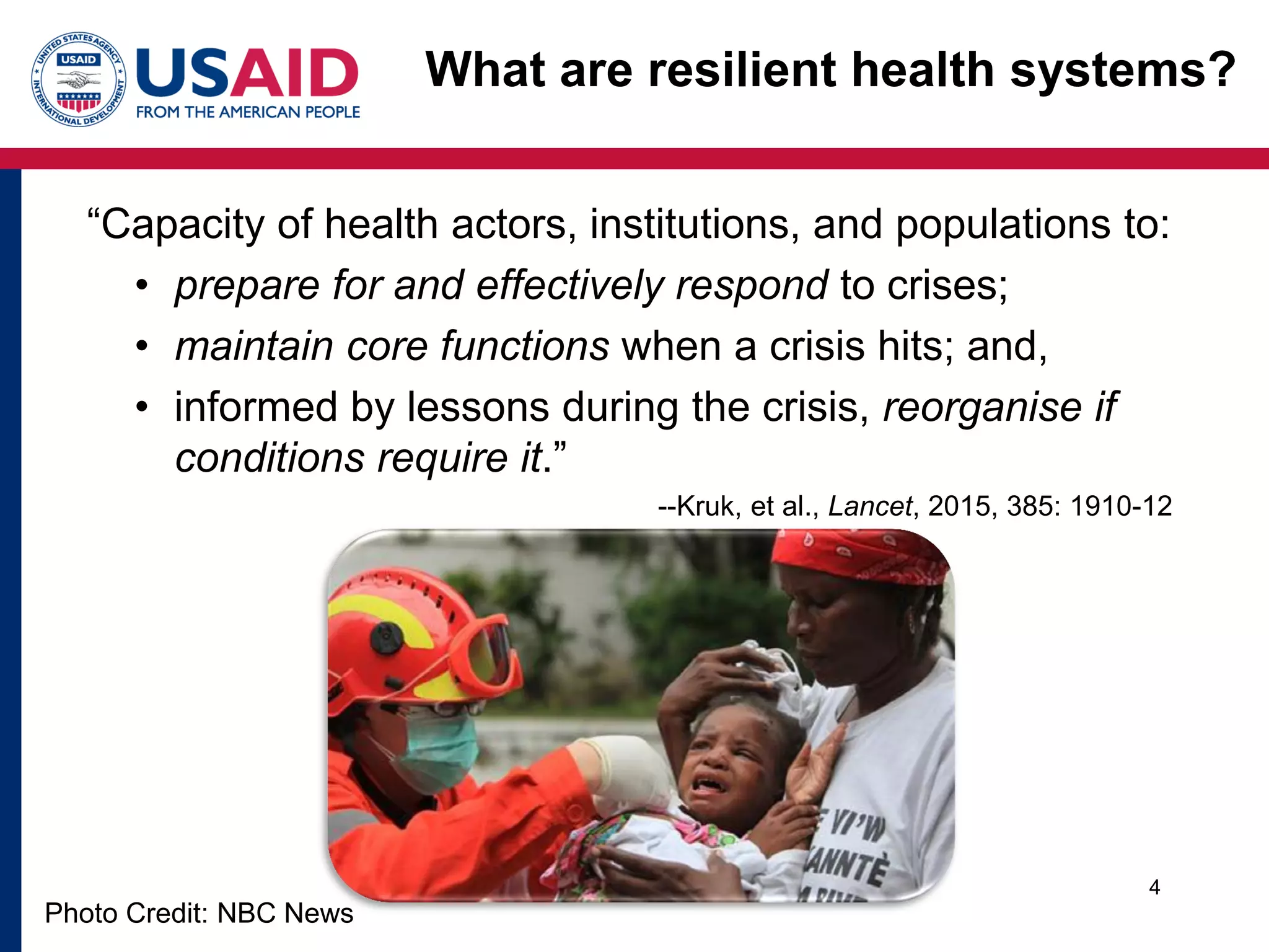 Preparing for future shocks: Building resilient health systems | PDF
