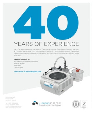 SPECIAL OFFER for Easter LABOGENE -Minivac-Beta Centrifugal Evaporator ...