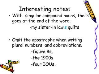 Apostrophes | PPT