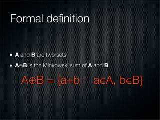 Minkowski Sum on 2D geometry | PDF | 3-D Graphics | Computer Software and Applications