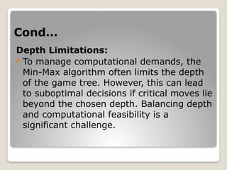 MINMAX ALGORITHM in machine learning.pptx
