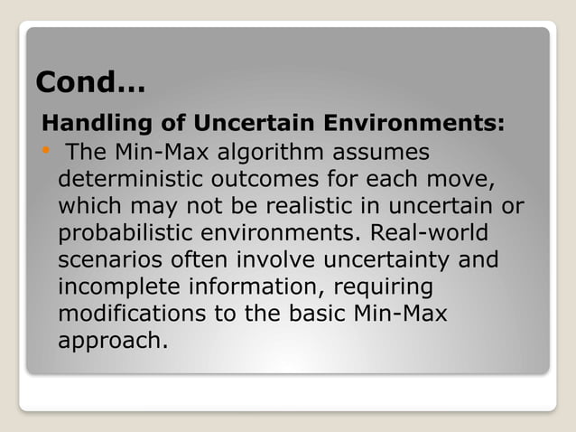 MINMAX ALGORITHM in machine learning.pptx