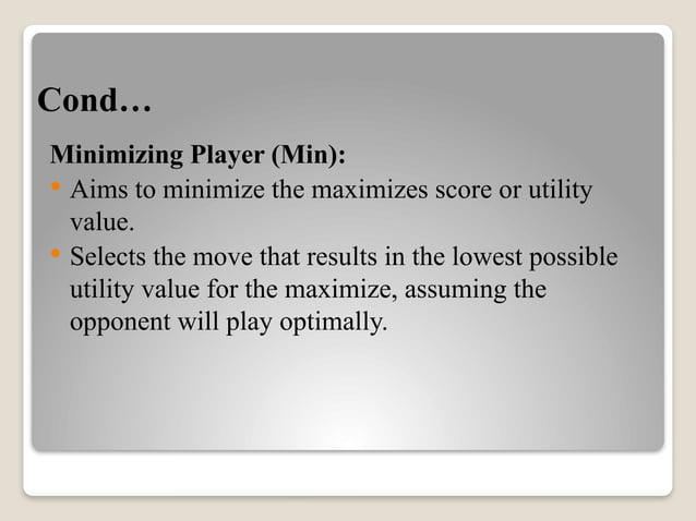 MINMAX ALGORITHM in machine learning.pptx