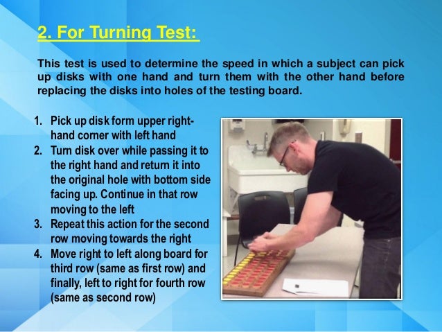 Minnesota Manual Dexterity Test