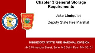 Minnesota State Fire Code General Storage Requirements.pdf