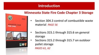 Minnesota State Fire Code General Storage Requirements.pdf