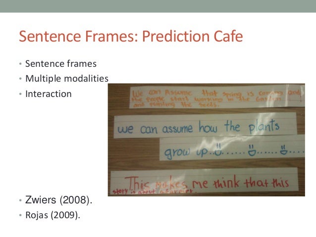 Sentence Frames from Two Perspectives