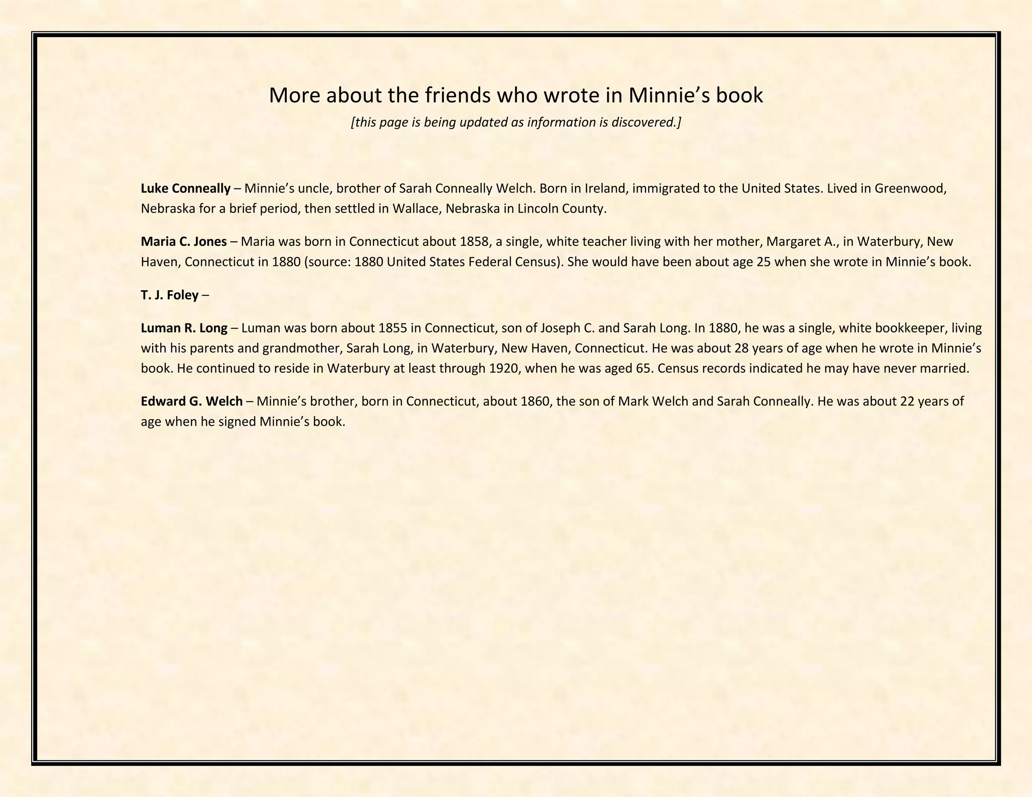 Minnie Welch autograph_book | PDF