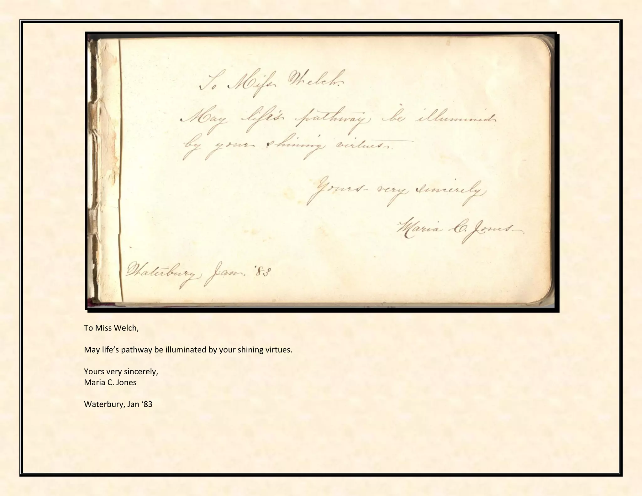 Minnie Welch autograph_book | PDF