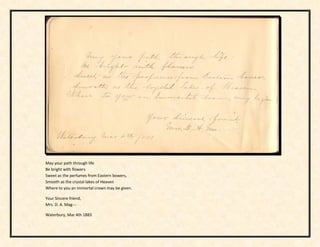 Minnie Welch autograph_book | PPT