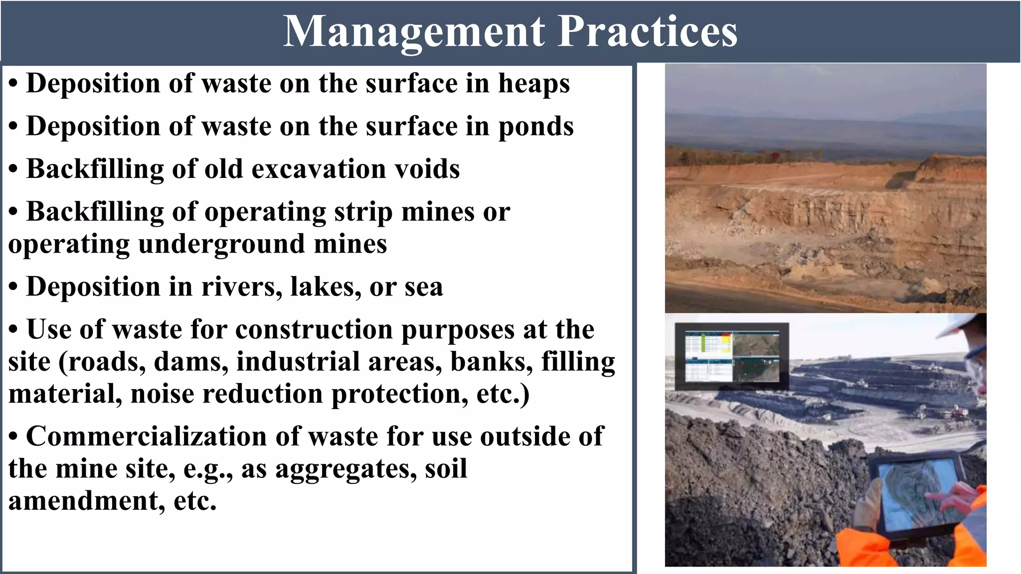 Minning Waste Management Pptx