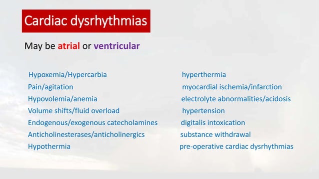 POST-OPERATIVE MANAGEMENT OF HEMODYNAMICALLY UNSTABLE PATIENT | PPTX ...