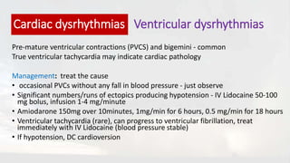 POST-OPERATIVE MANAGEMENT OF HEMODYNAMICALLY UNSTABLE PATIENT | PPTX