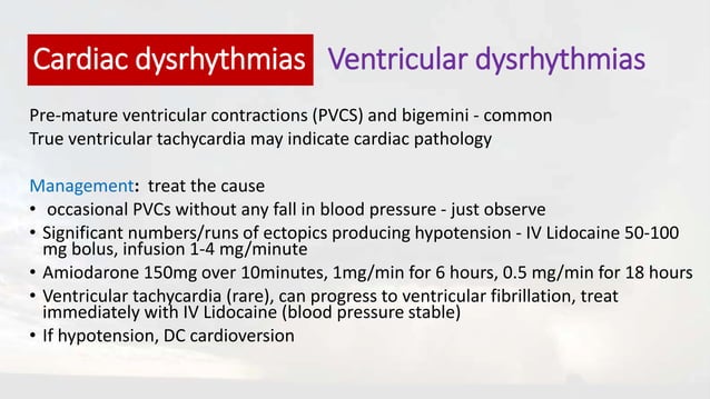 POST-OPERATIVE MANAGEMENT OF HEMODYNAMICALLY UNSTABLE PATIENT | PPTX ...