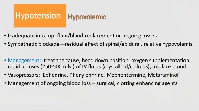 POST-OPERATIVE MANAGEMENT OF HEMODYNAMICALLY UNSTABLE PATIENT POST-OPERATIVE MANAGEMENT OF HEMODYNAMICALLY UNSTABLE PATIENT