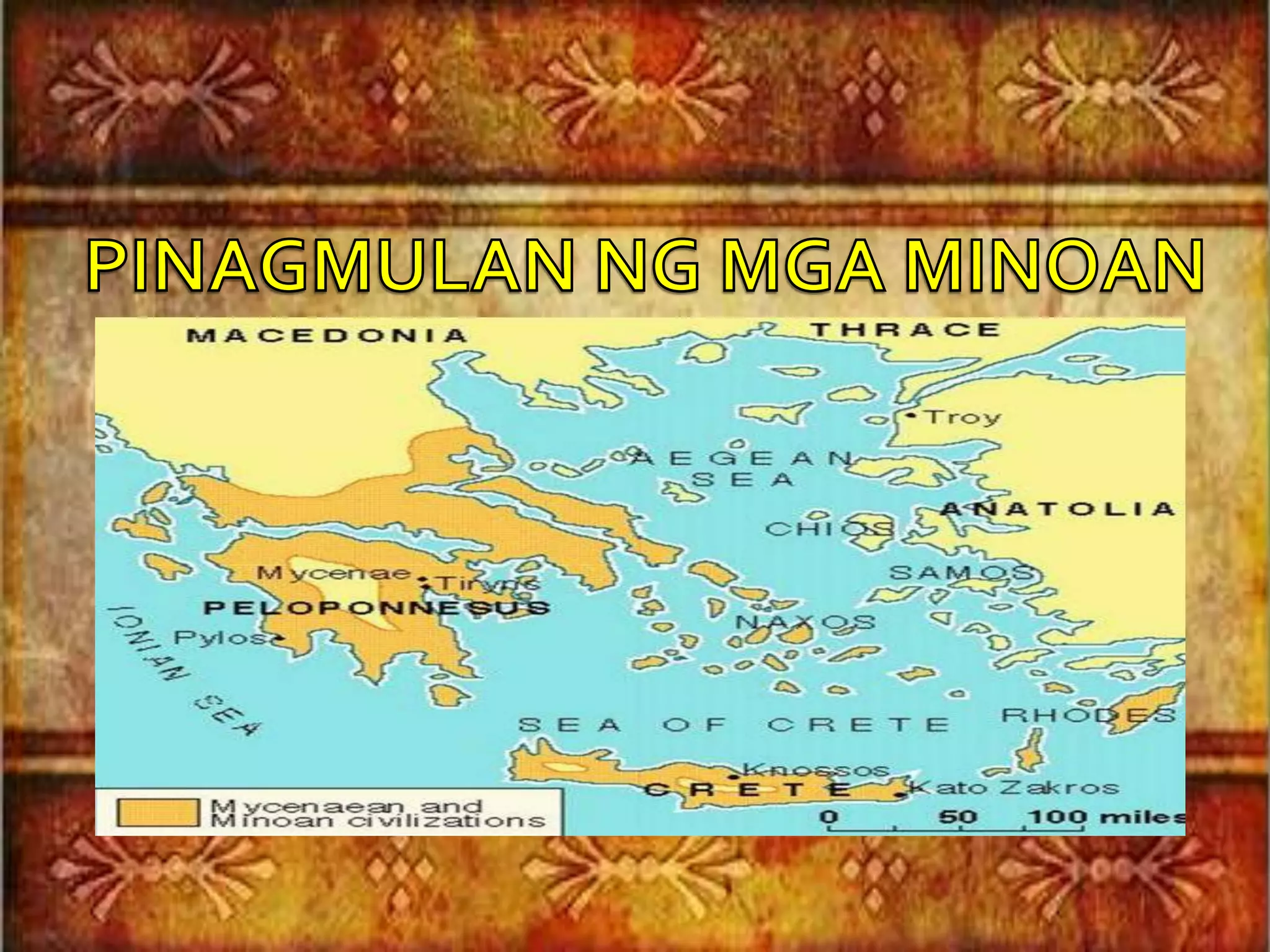 kabihasnang greek - Minoan | PPTX
