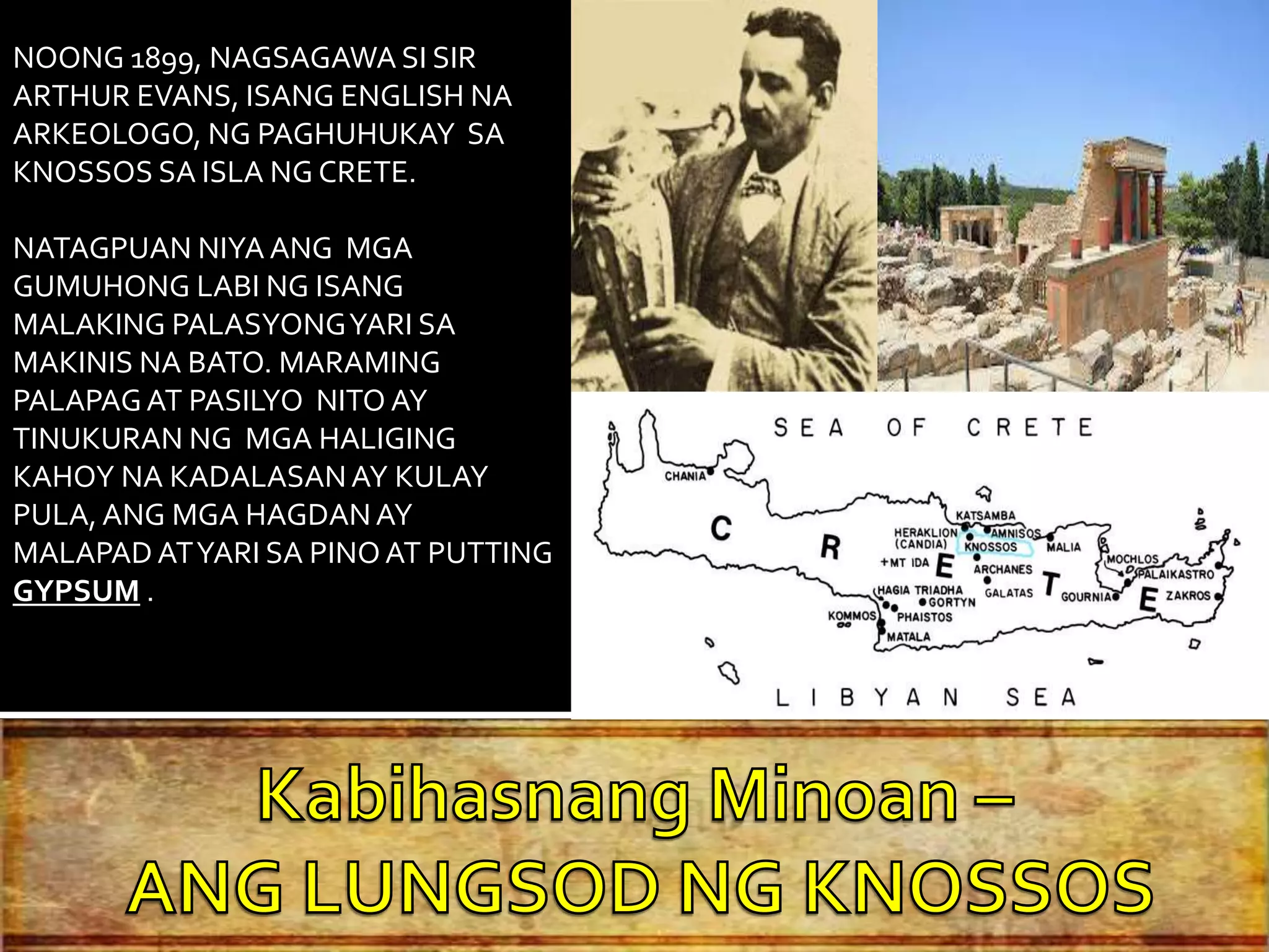 kabihasnang greek - Minoan | PPTX