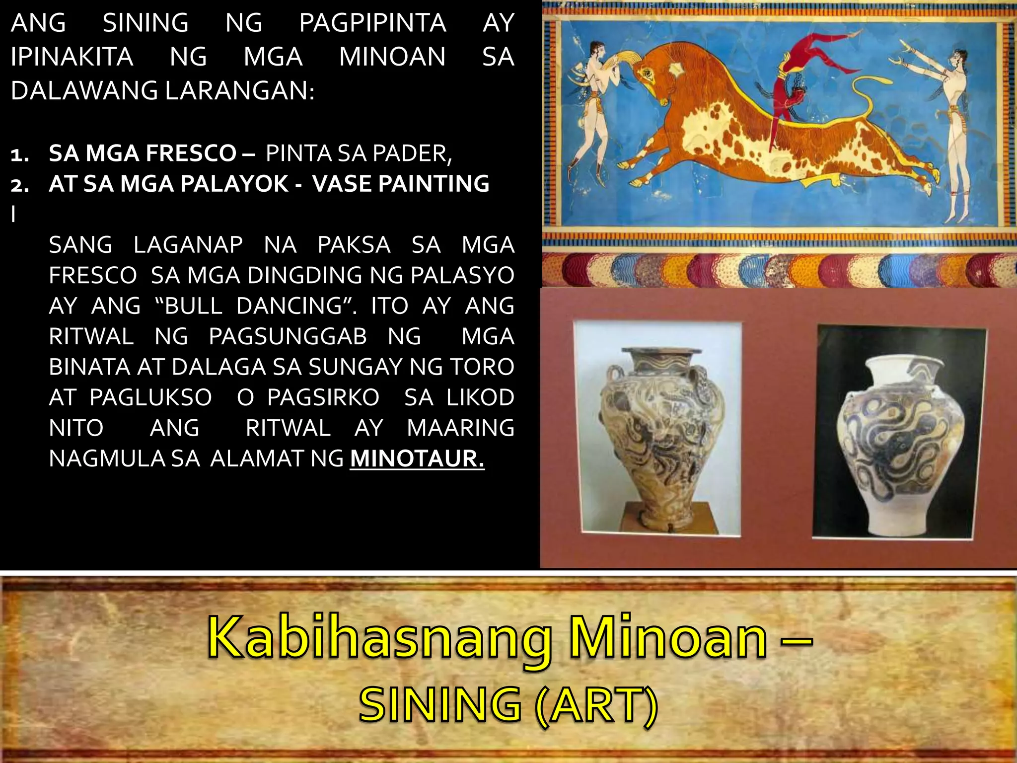 kabihasnang greek - Minoan | PPTX
