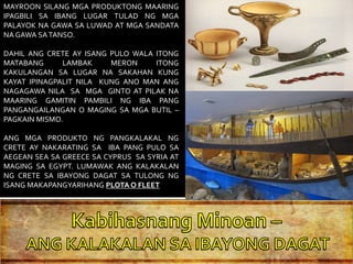 kabihasnang greek - Minoan | PPTX
