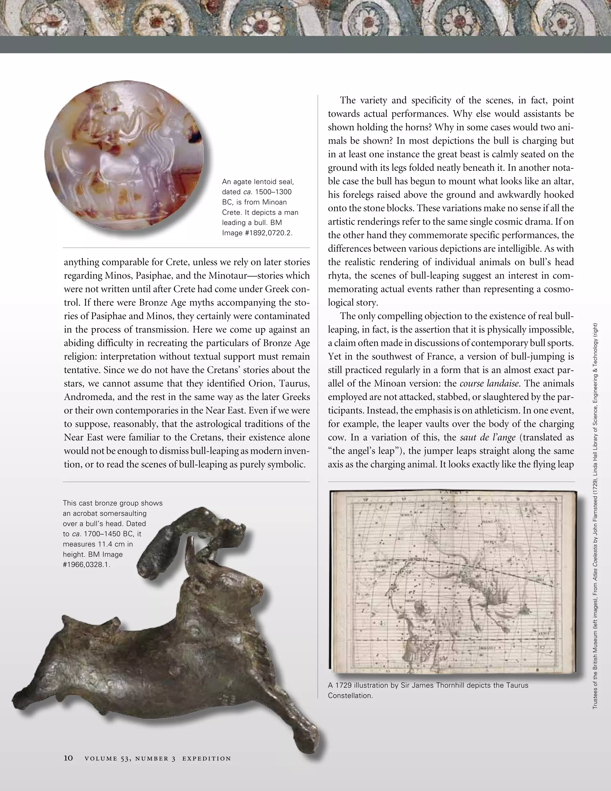 Minoan bulls | PDF