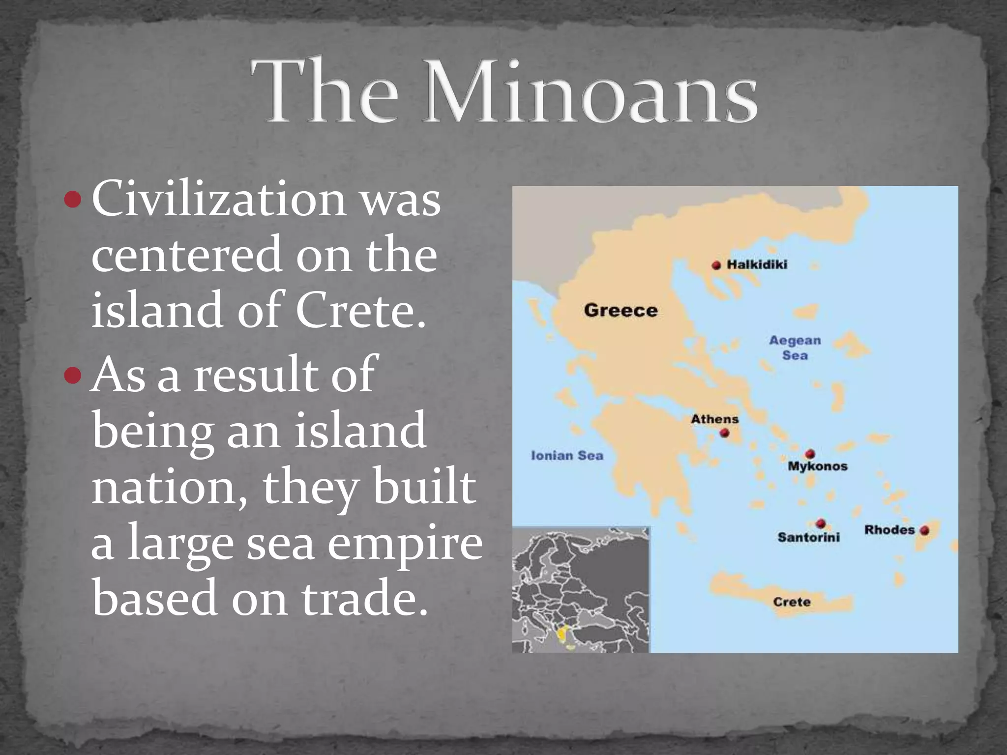 Minoans and mycenaeans presentation | PPTX