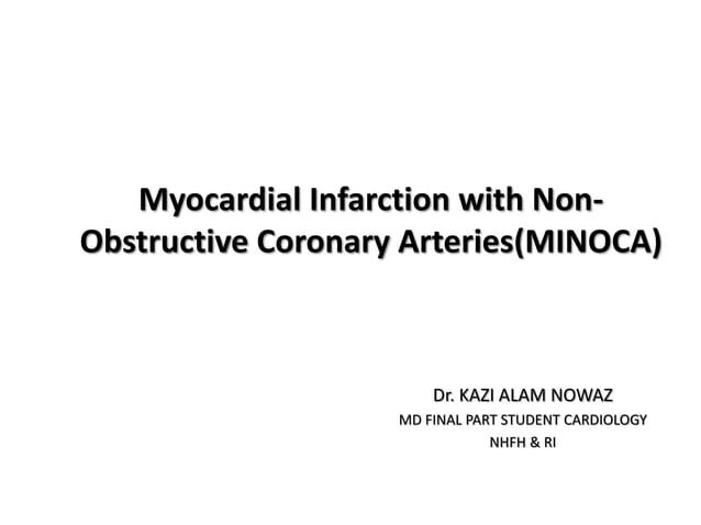 Minoca | PPTX | Heart and Cardiovascular Diseases | Diseases and Conditions