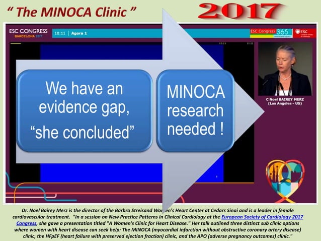 MINOCA , Myocardial Infarction with Non-Obstructive Coronary Arteries ...