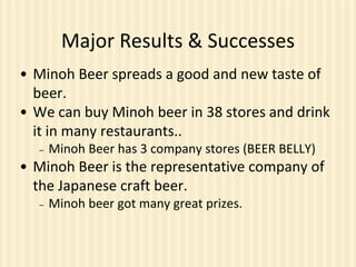 Minoh beer | PPT