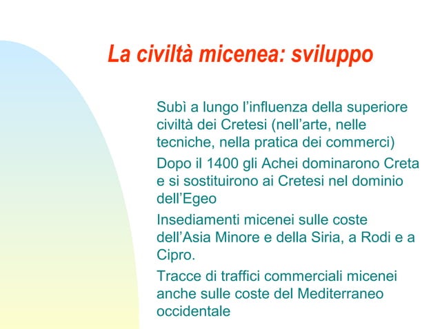 Minoici e micenei | PPT