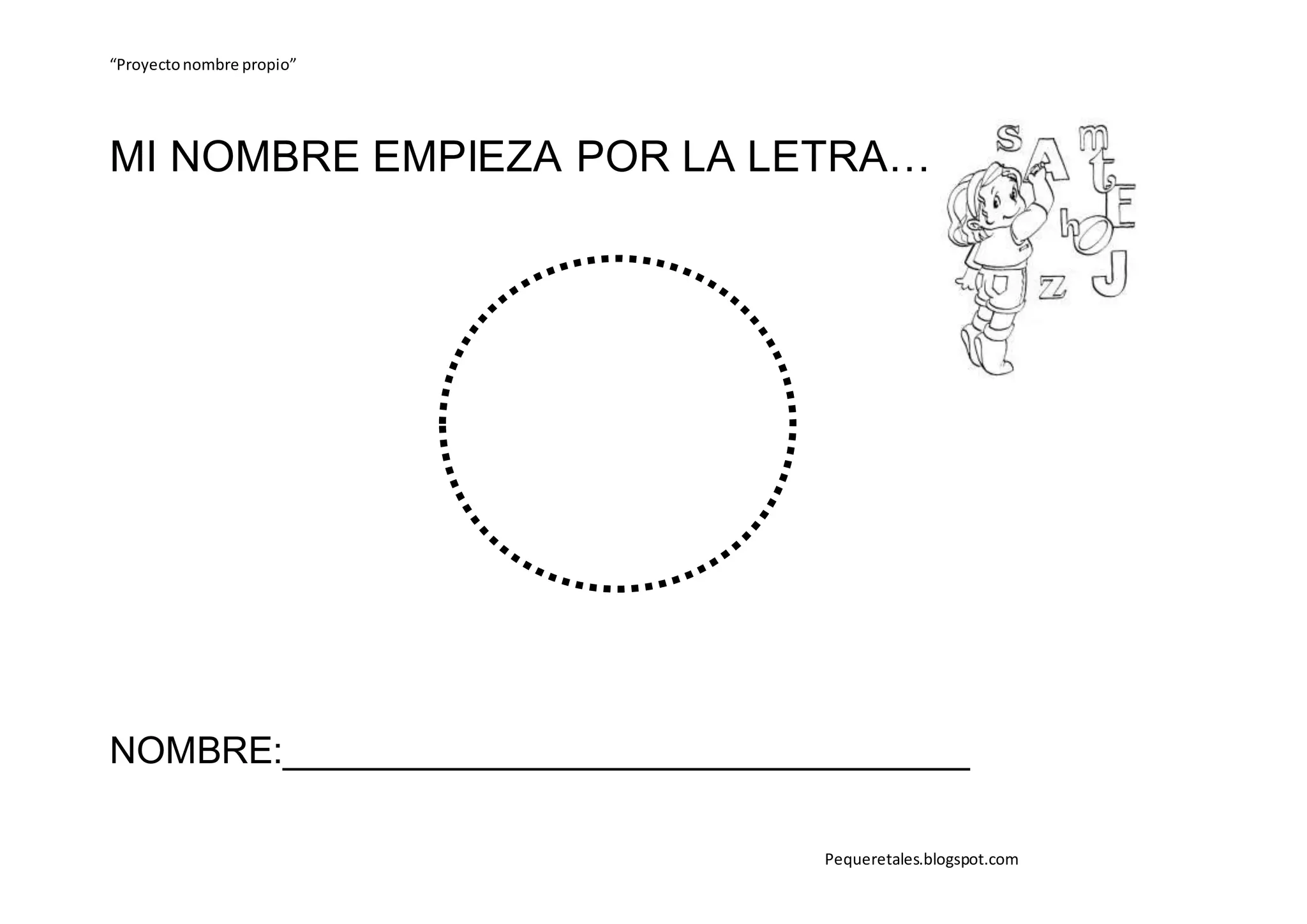 Mi nombre empieza por la letra | PPT | Descarga Gratuita