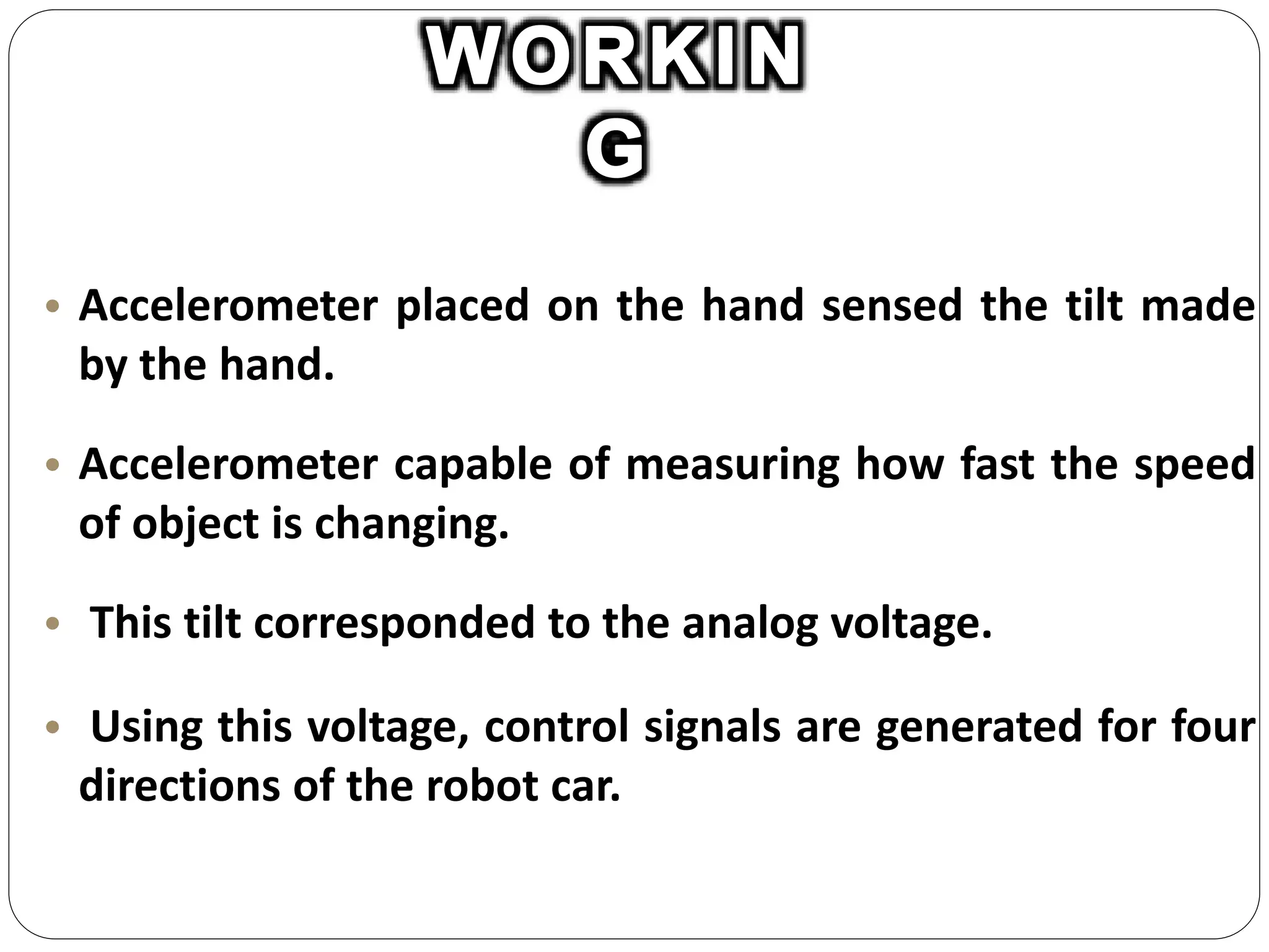 Gesture Control Robot | PPTX