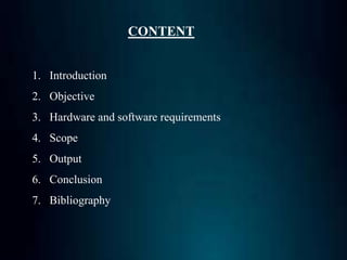 garbage management System project presentation | PPT