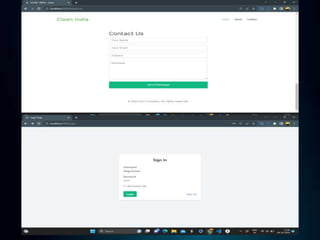 garbage management System project presentation | PPT