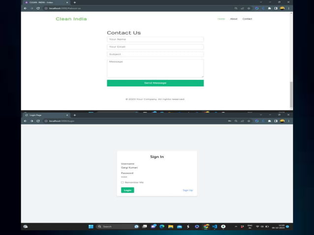 garbage management System project presentation | PPT