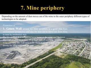 Dust control practices in open cast mining industry. | PPTX