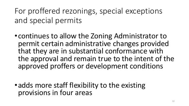 zMOD: Proposed Minor Modification Amendment