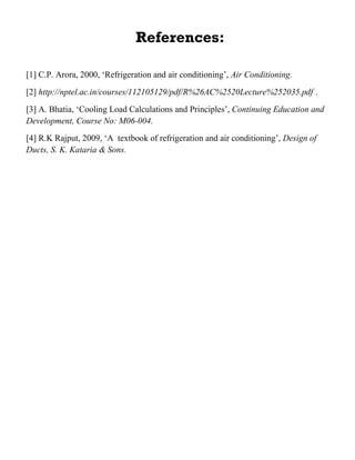 Design of AC system for a Multiplex | PDF