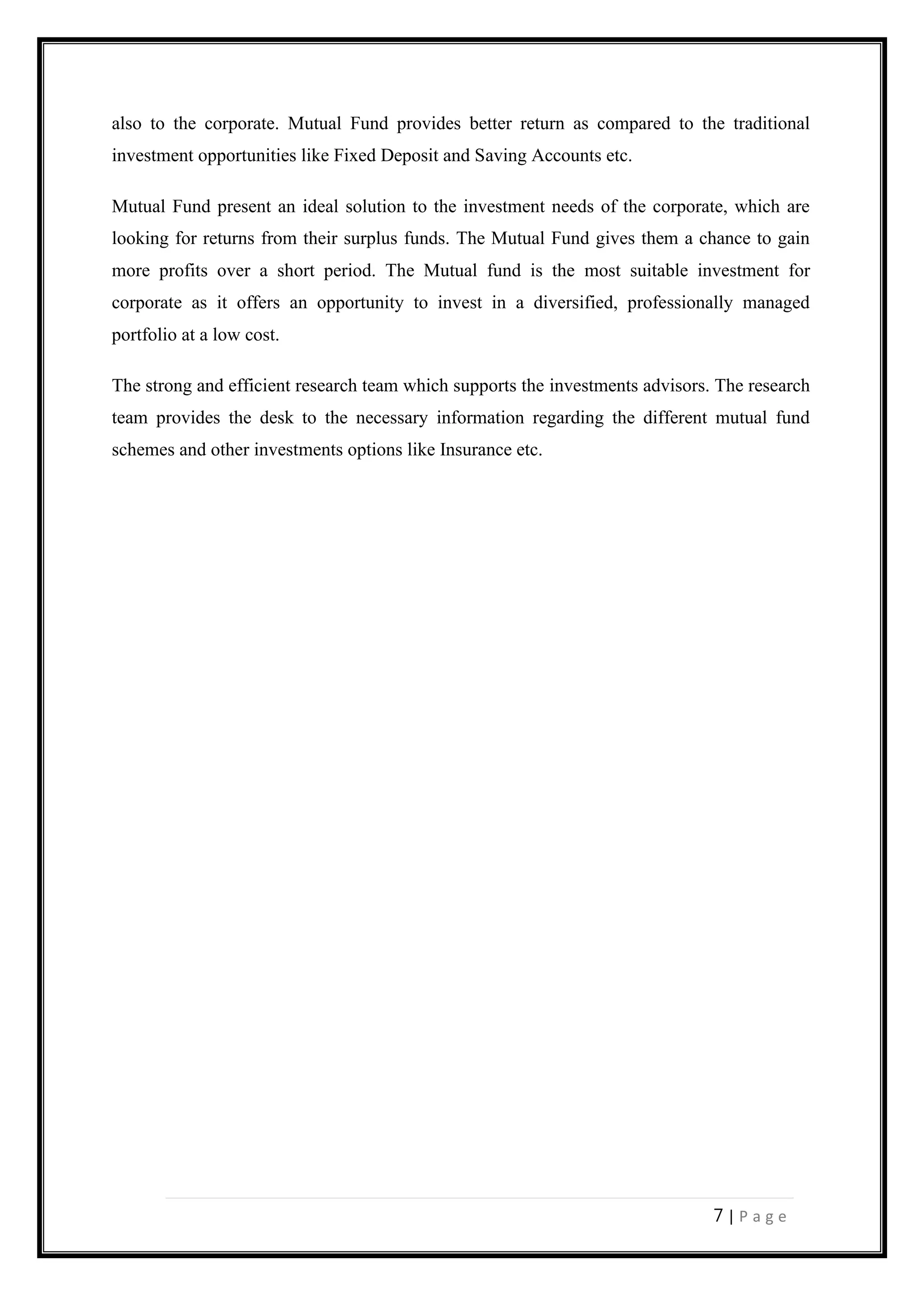 Study of Investor Perception towards Mutual Funds | PDF