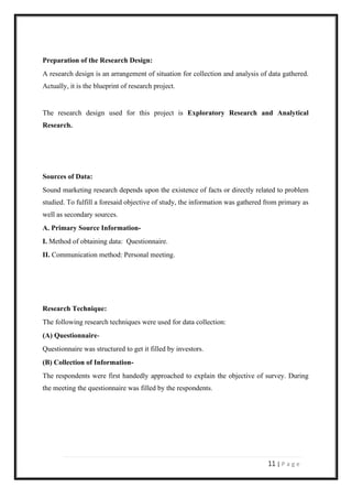 Study of Investor Perception towards Mutual Funds | PDF