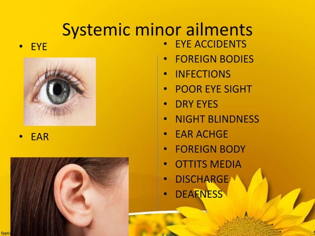 MINOR AILMENTS | PPTX