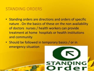 Standing Orders Urgent Care