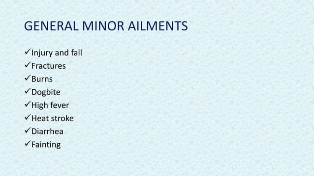 Minor ailments and standing orders | PPTX