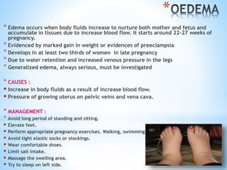 Minor ailments of pregnancy and its treatment | PPTX