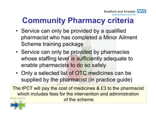 Minor ailments scheme 2006 | PDF