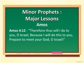 Minor amos | PPT