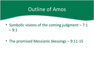 Minor amos | PPT