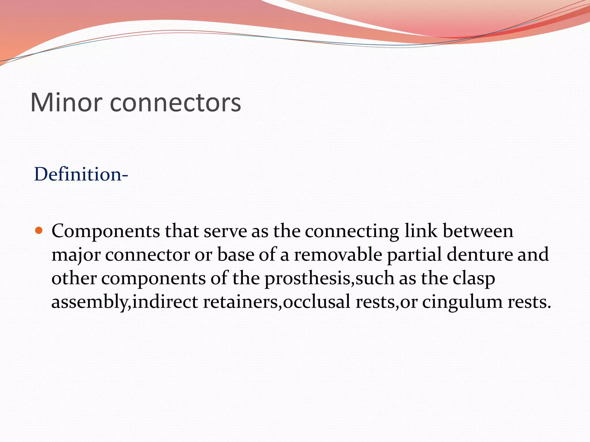 Minor connectors | PPTX