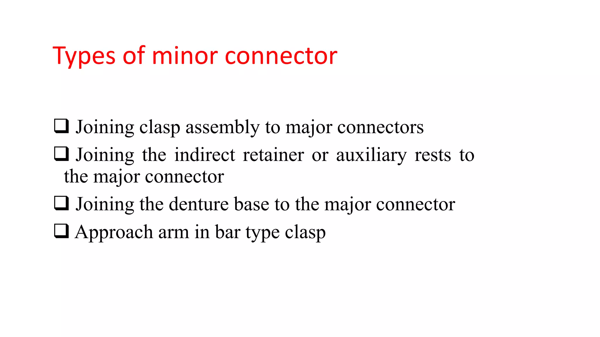 Minor connectors | PPTX